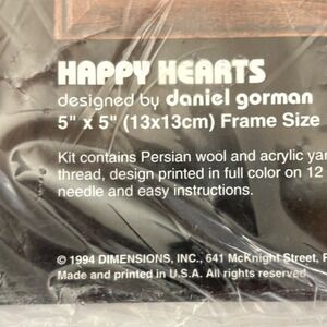 Dimensions | Art | Dimensions Needlepoint Kit Happy Hearts Small ...
